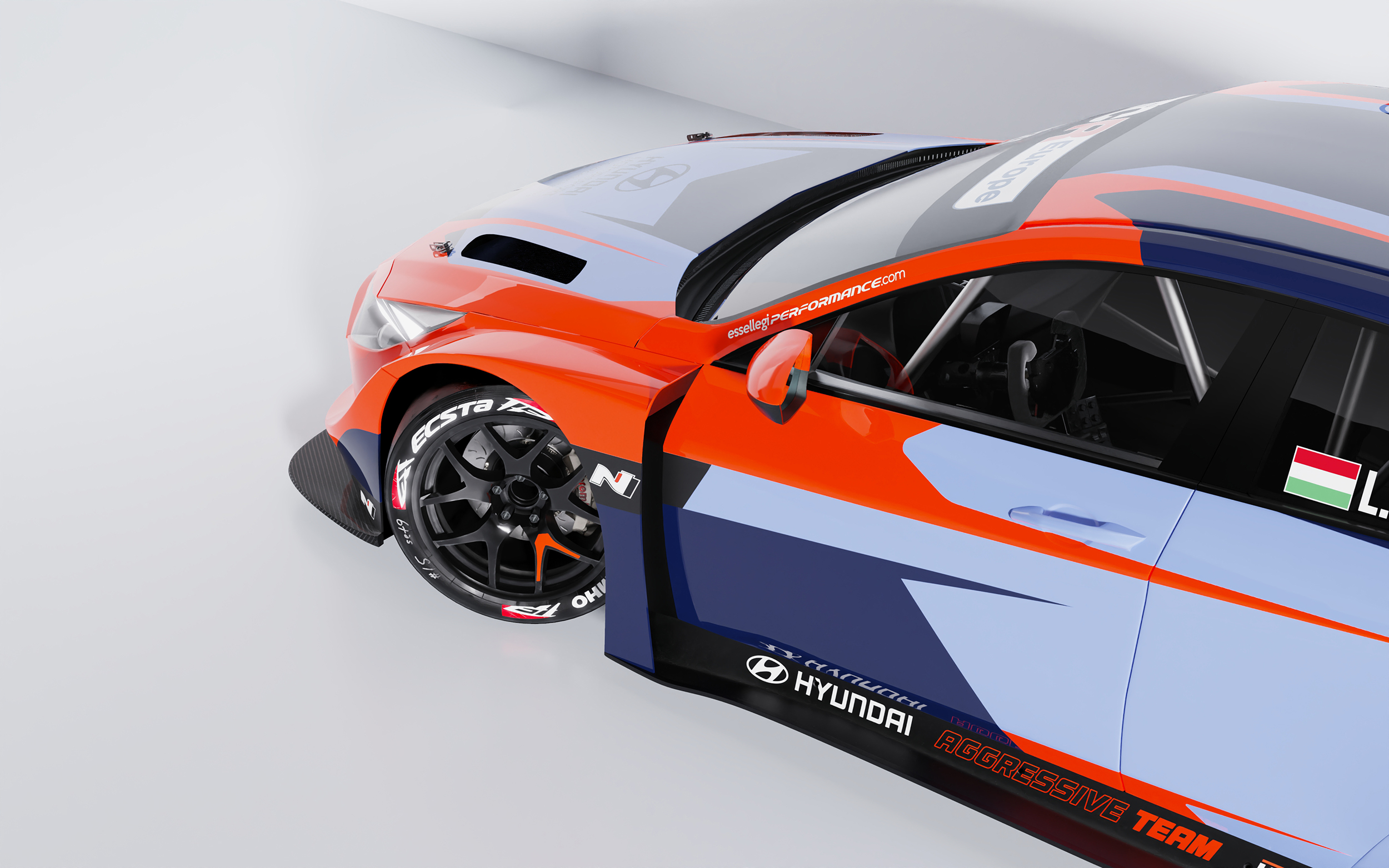 TCR Livery Design - Aggressive Team Italia Hyundai Elantra